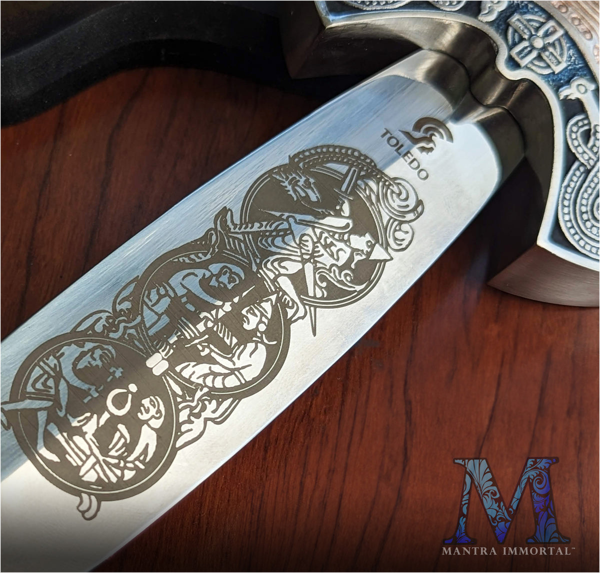 Custom-Engraved Viking Dagger: Norse Royal Dagger with Wall Plaque ...