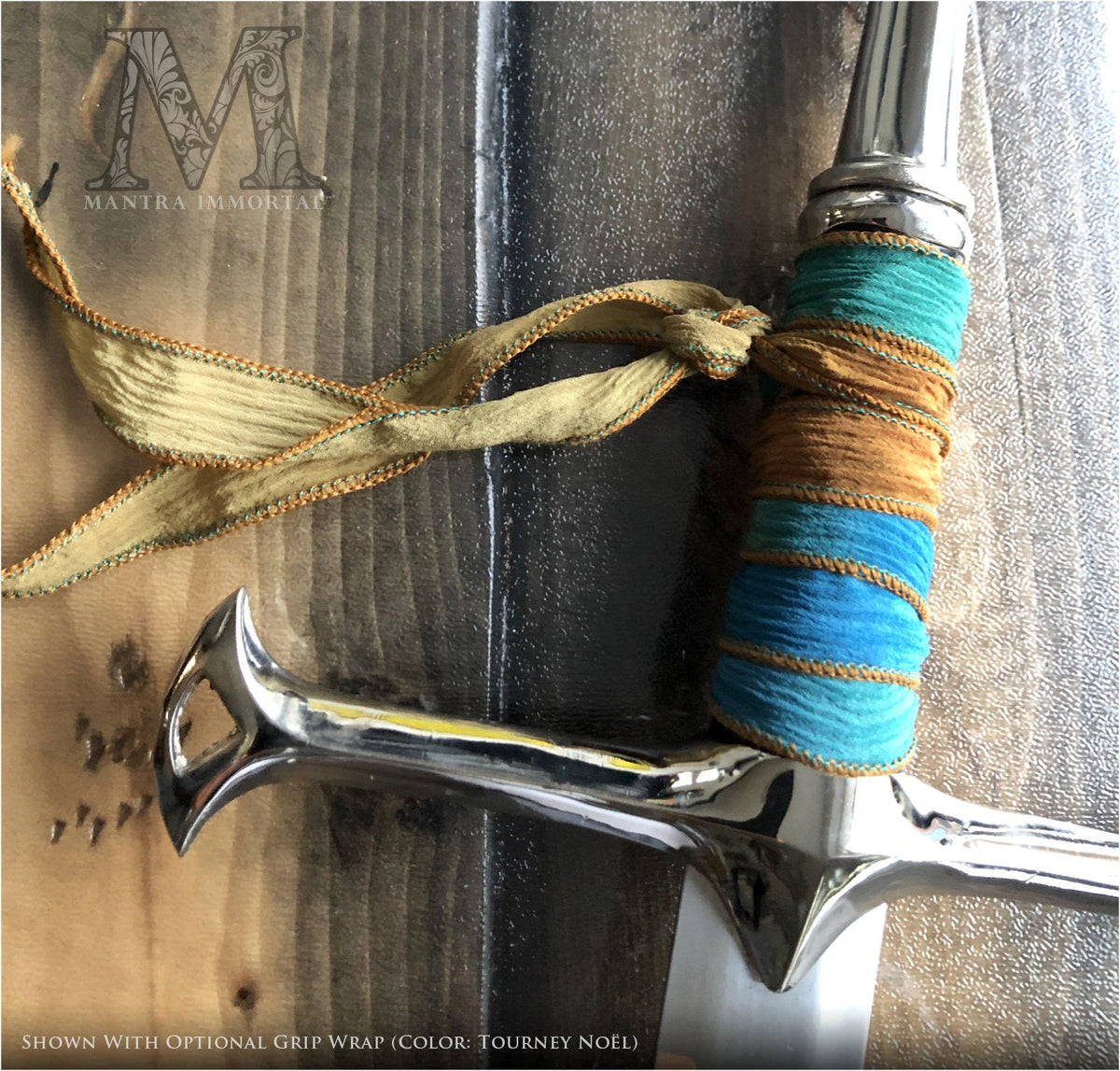 Elven Knight's Hand-and-a-Half Sword with Display Plaque – Mantra ...